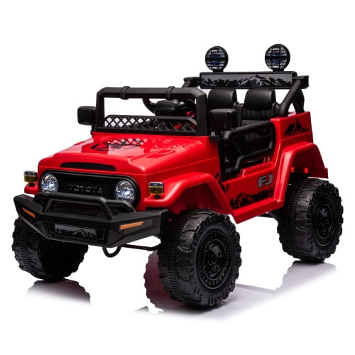 JIMUPARK Licensed TOYOTA FJ Cruiser,12V Kids Ride on Toy car,Electric ...