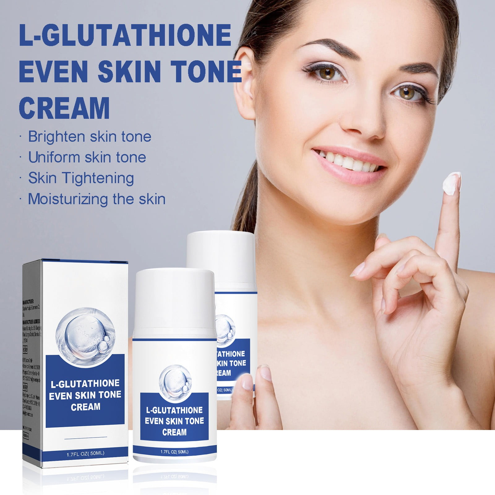 JINCBY Clearance,Glutathione Skin Brightener Cream Firming Nourishing ...