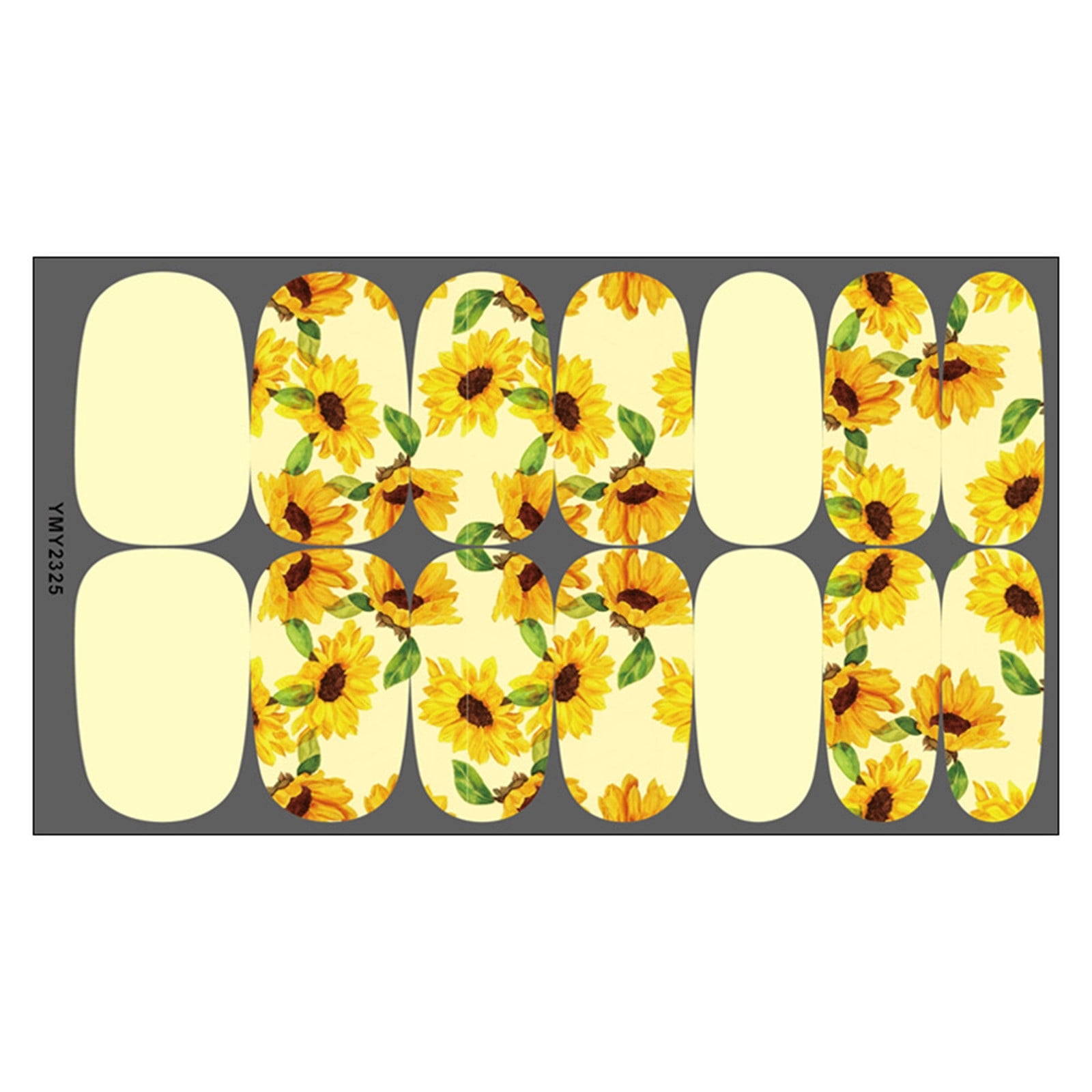 JINCBY Clearance,Sunflower Nail Water Sticker DIY Sunflower Little ...