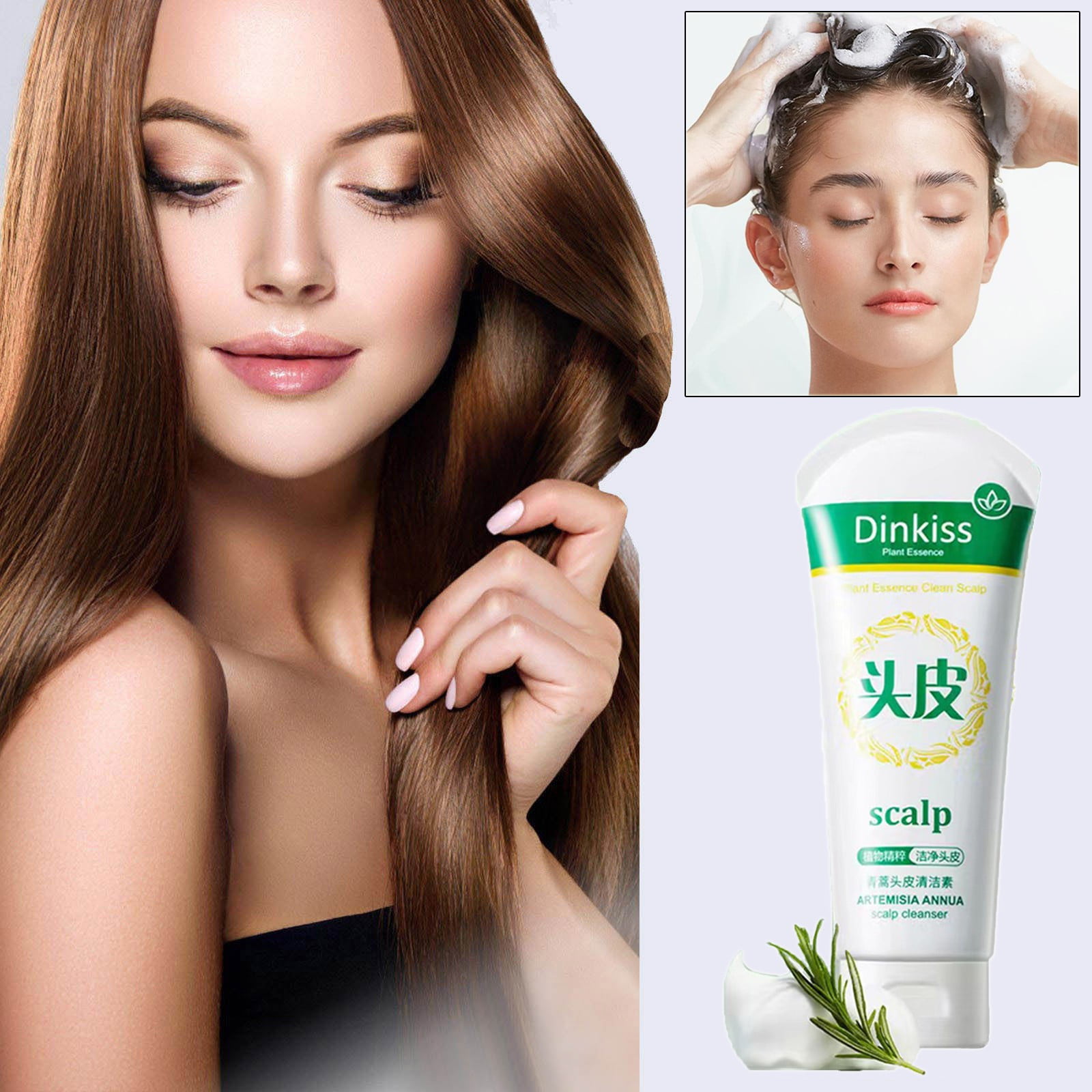 JINCBY Clearance,Artemisia Annua Scalp Cleanser Shampoo, Dandruff ...