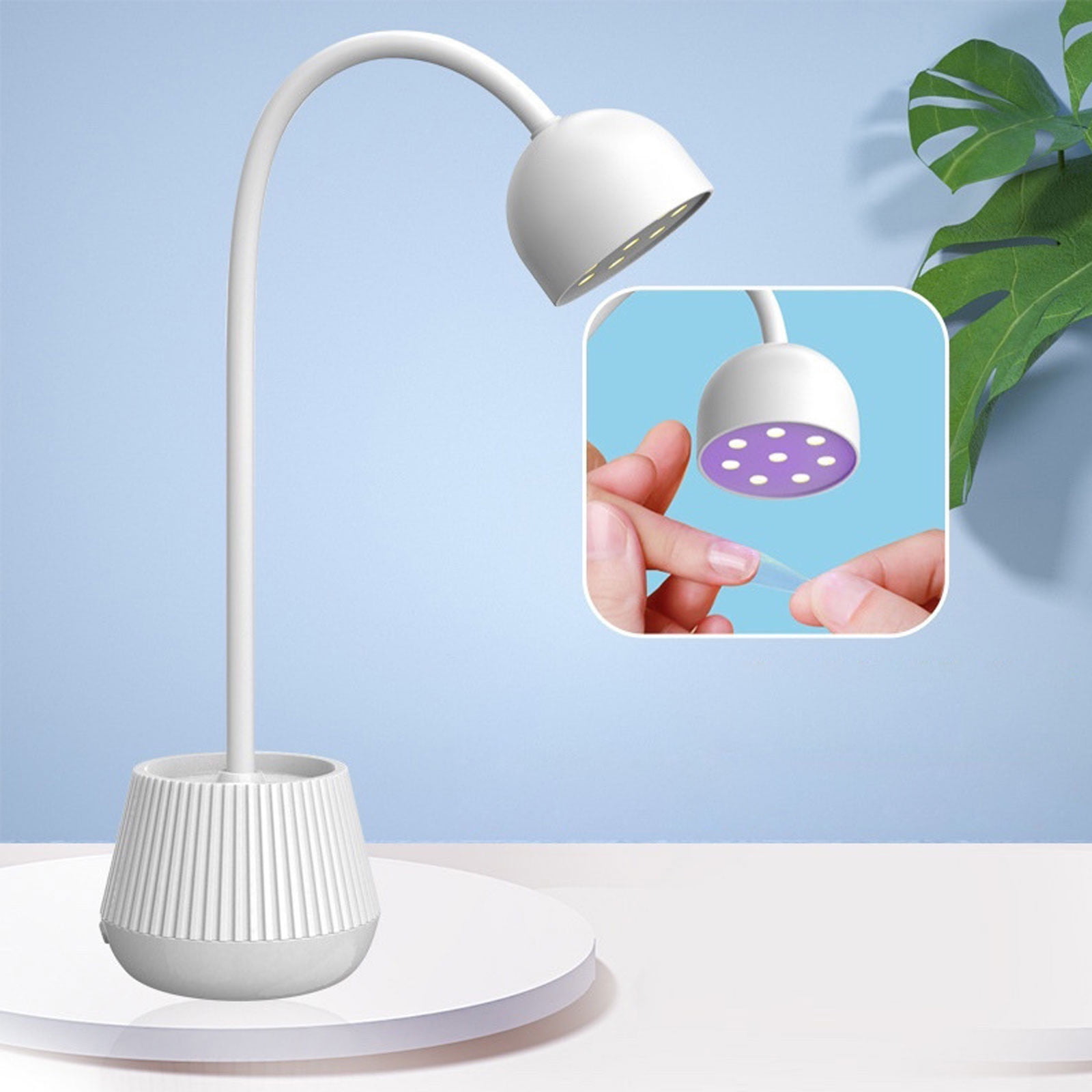 JINCBY Clearance,Desktop Rechargeable Nail Lamp,3 Seconds Drying Nail ...