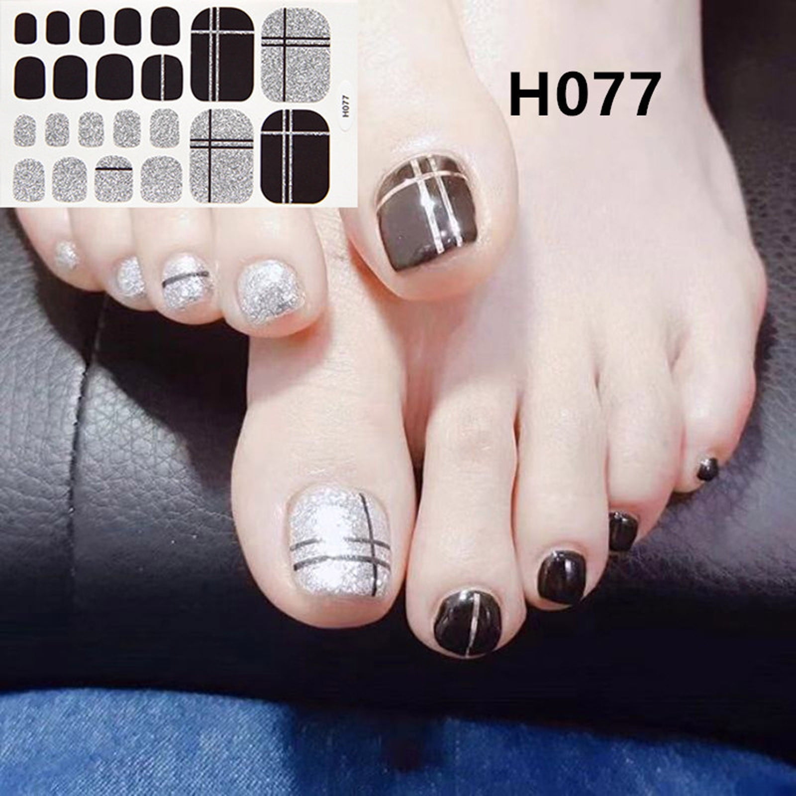 JINCBY Clearance,Foot Stickers Foot Nail Stickers For Female DIY Nail ...