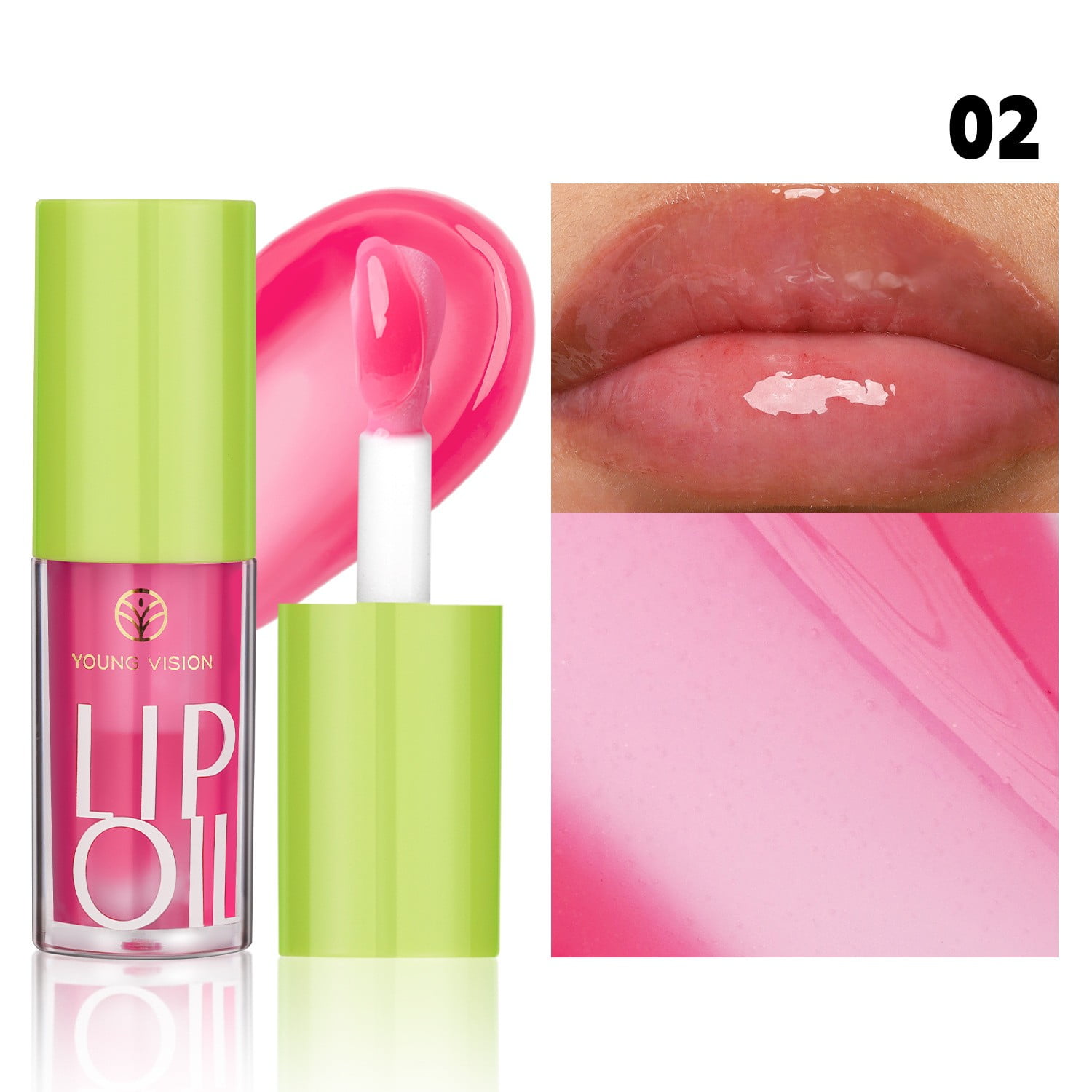 JINCBY Clearance,Lip Oil 6 Colors Lip Oil Transparent Lip Gloss ...