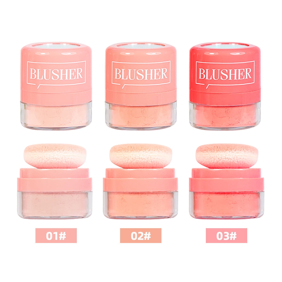 JINCBY Clearance,Loose Powder Blush Cushion Blush Natural Blush Bright ...