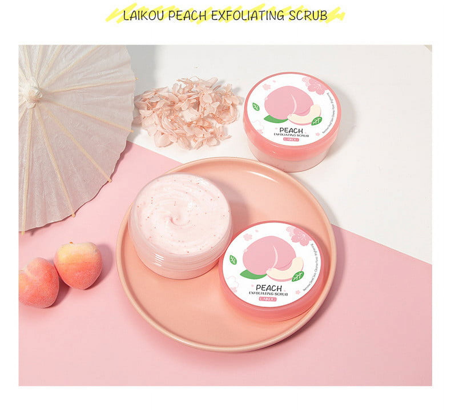 JINCBY Clearance,Peach Exfoliating Body Scrub, Moisturize Skin ...