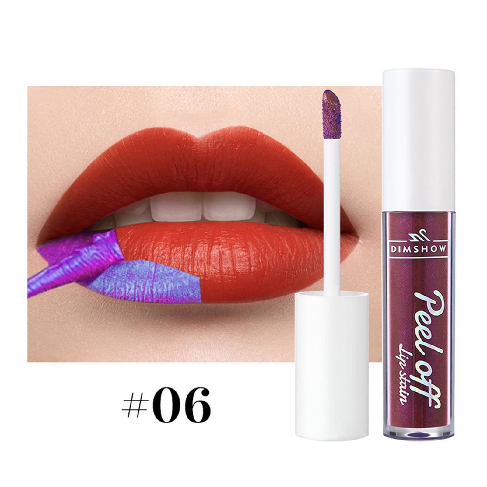 JINCBY Clearance,Tear Off Lip Glaze Matte Matte Matte Finish With A ...