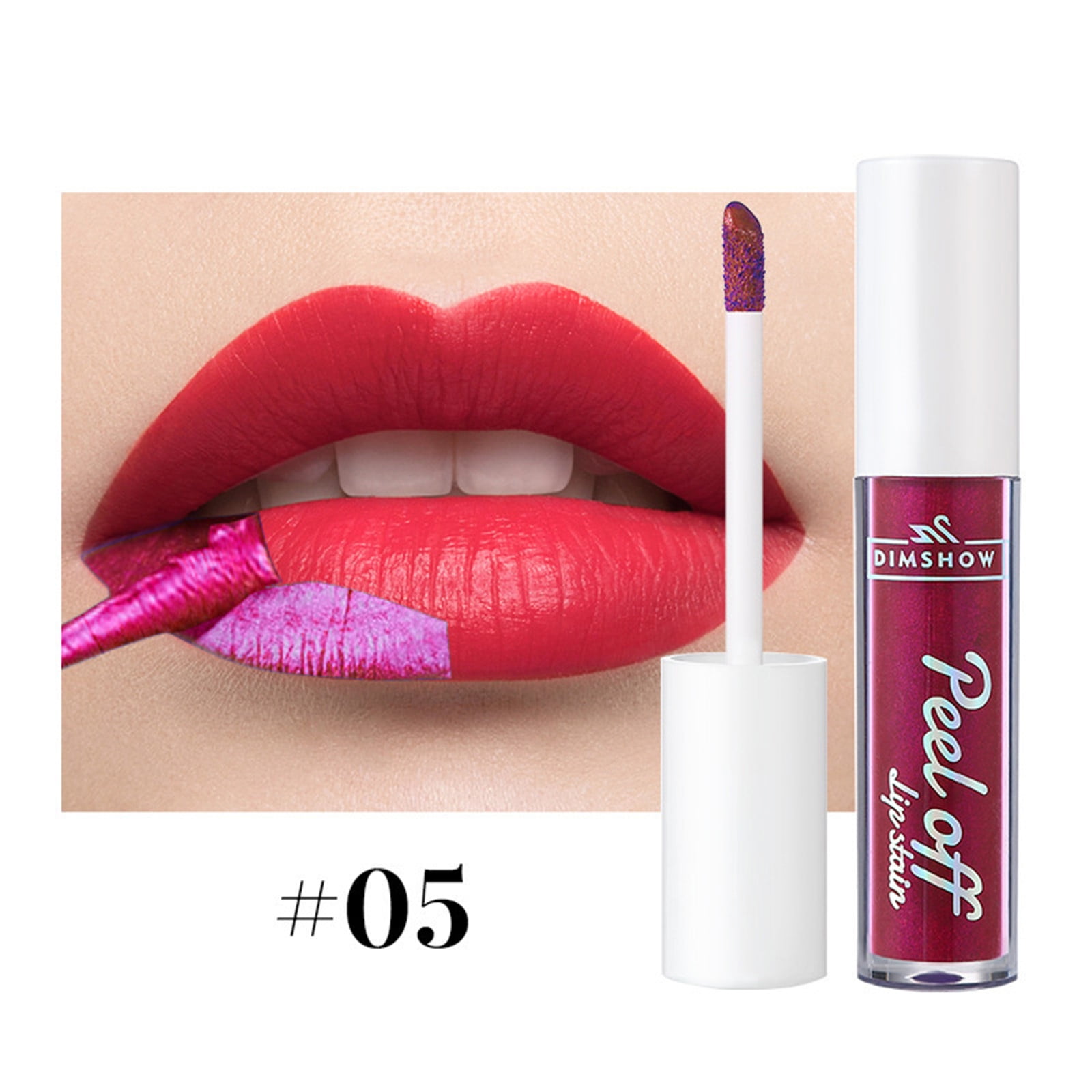 JINCBY Clearance,Tear Off Lip Glaze Matte Matte Matte Finish With A ...