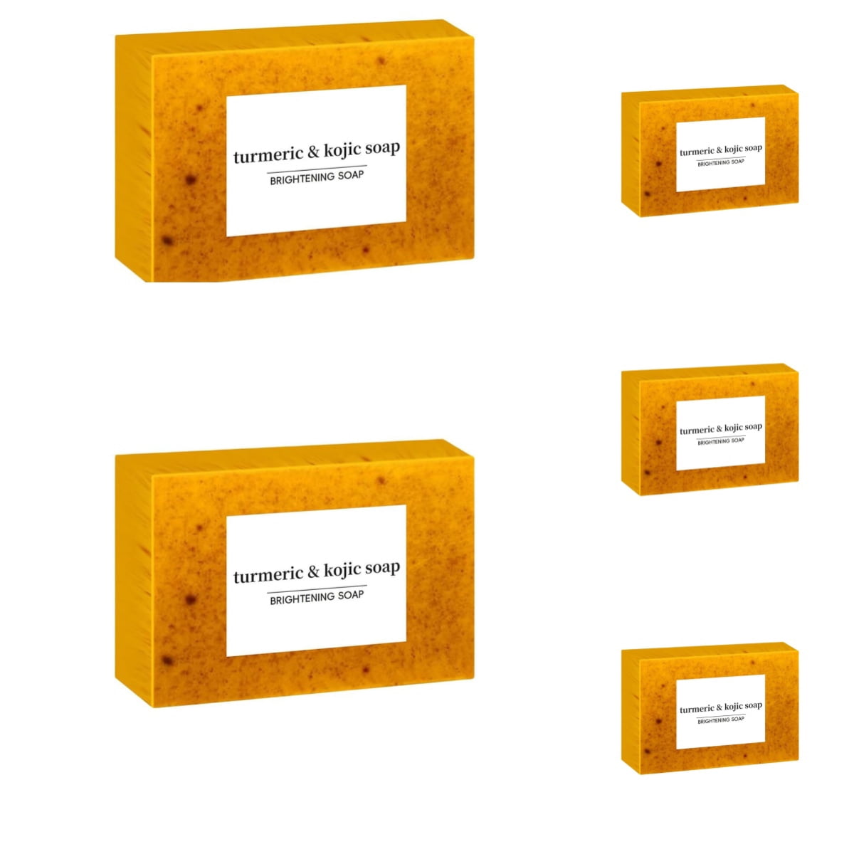 JINCBY Lemon Turmeric Kojic Acid Soap for Hyperpigmentation, Skin ...