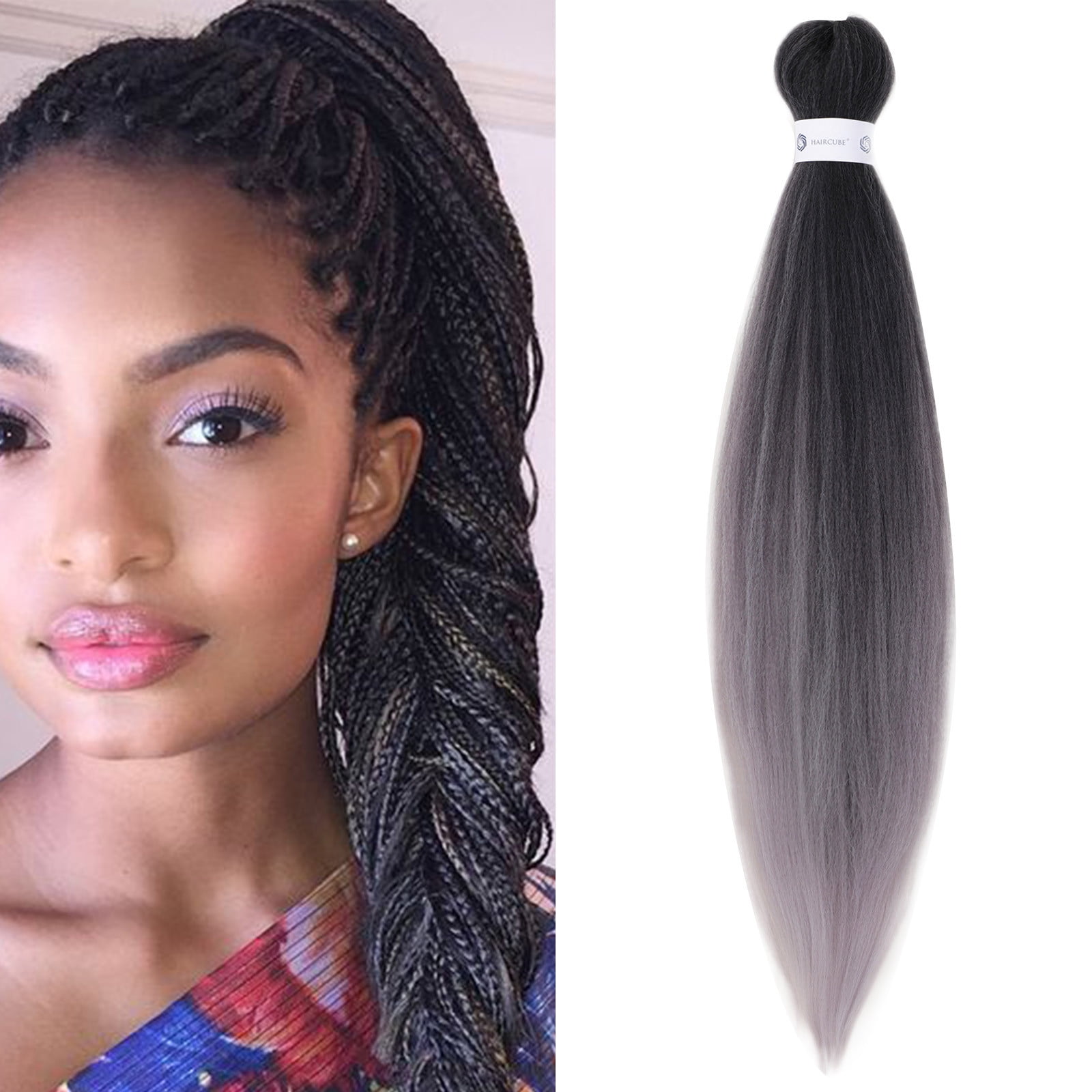 JINCBY Skin Care,A Gradient Color Hair Pre-stretched Crocheted Hair ...