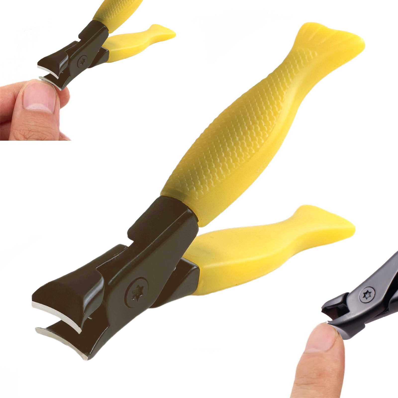 JINCBY Skin Care,Fish Tail Shape Antisplash Nail Clipper Toe Nail ...