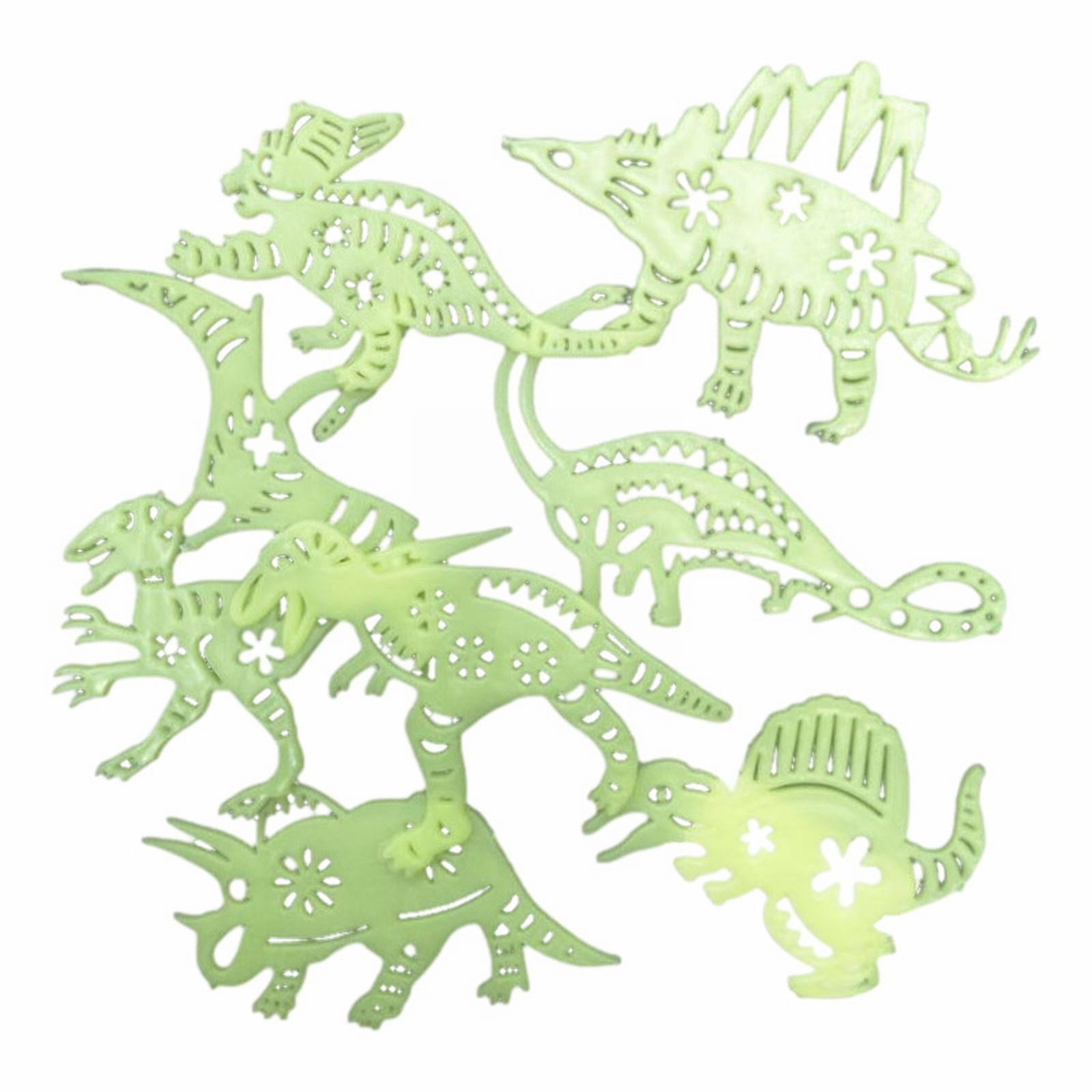 JINCHANG Home Decor Dinosaur Stickers 3D Glow In Dark Dinosaurs ...