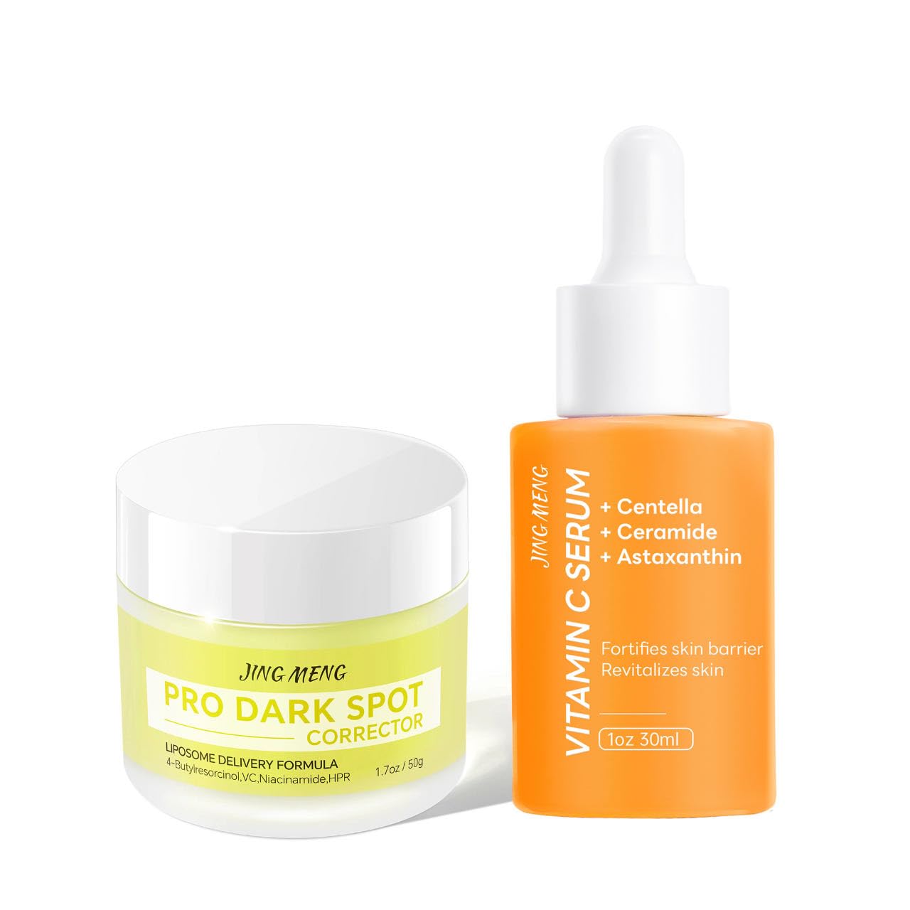 JING MENG Vitamin C Liposomal Face Serum, Dark Corrector, Instantly ...