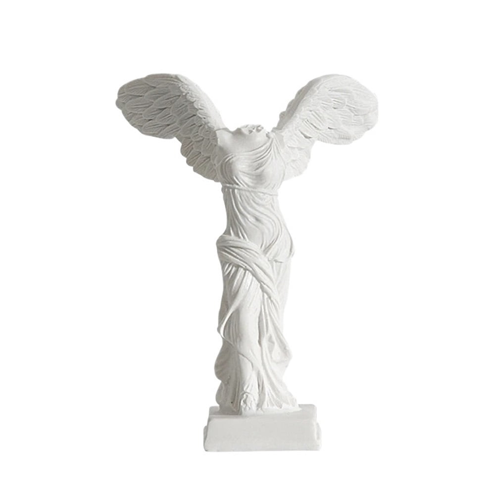 JINGHAO 13*10cm Greek Goddess Of Victory Character Statue Angel Wing ...