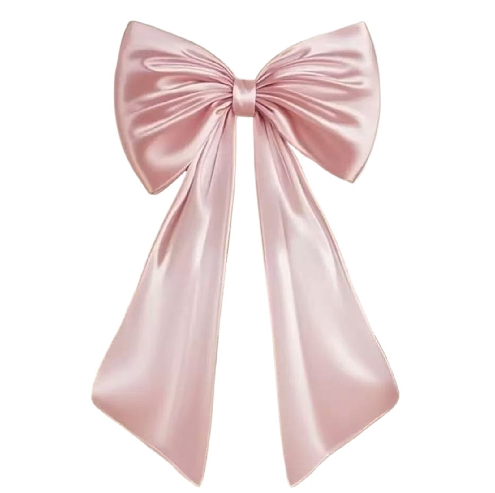 JINGHAO Large Pink Ribbon Bow Room Decor Garland, Giant Coquette Bow ...