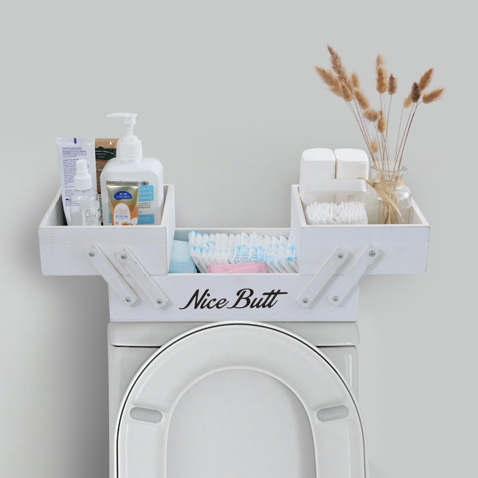 JINGJIAN Shark Week Tampon Storage，Foldable, Shark Toilet Tank Basket ...