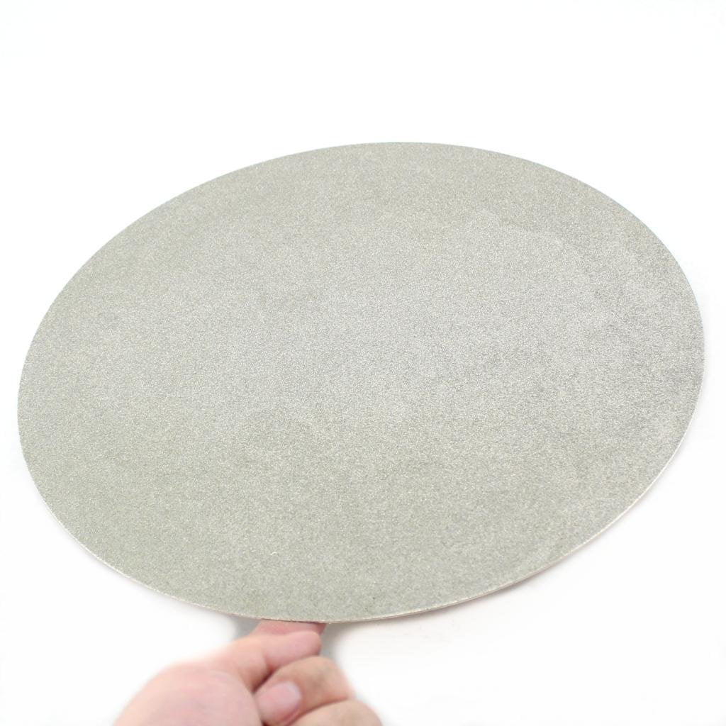 JINGLING 12" inch 300mm Diamond Grinding Disc No Hole Grit 60 Flat Lap ...