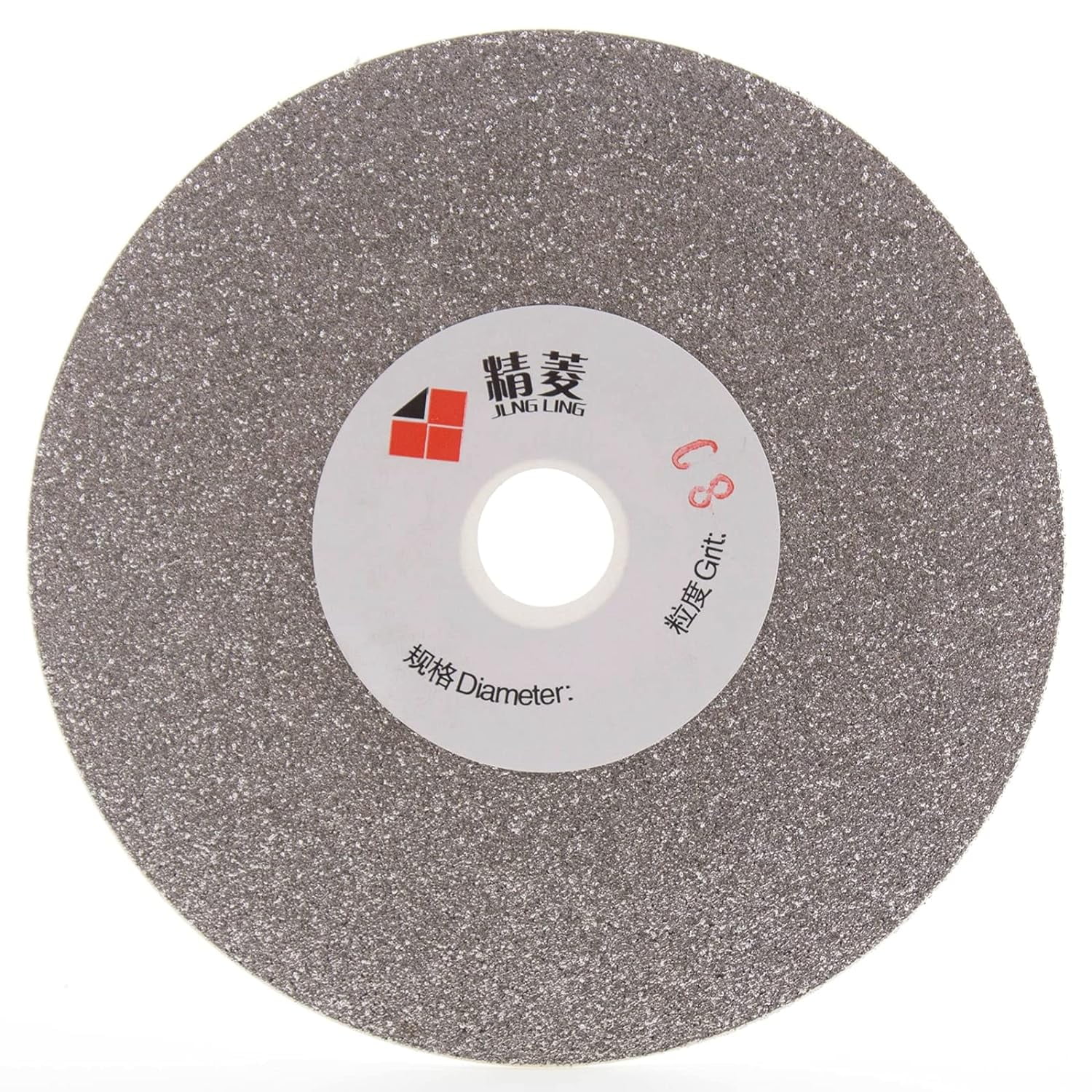 JINGLING 4 inch 100mm Diamond Flat Lap Disc Grinding Disk Arbor 5/8 ...