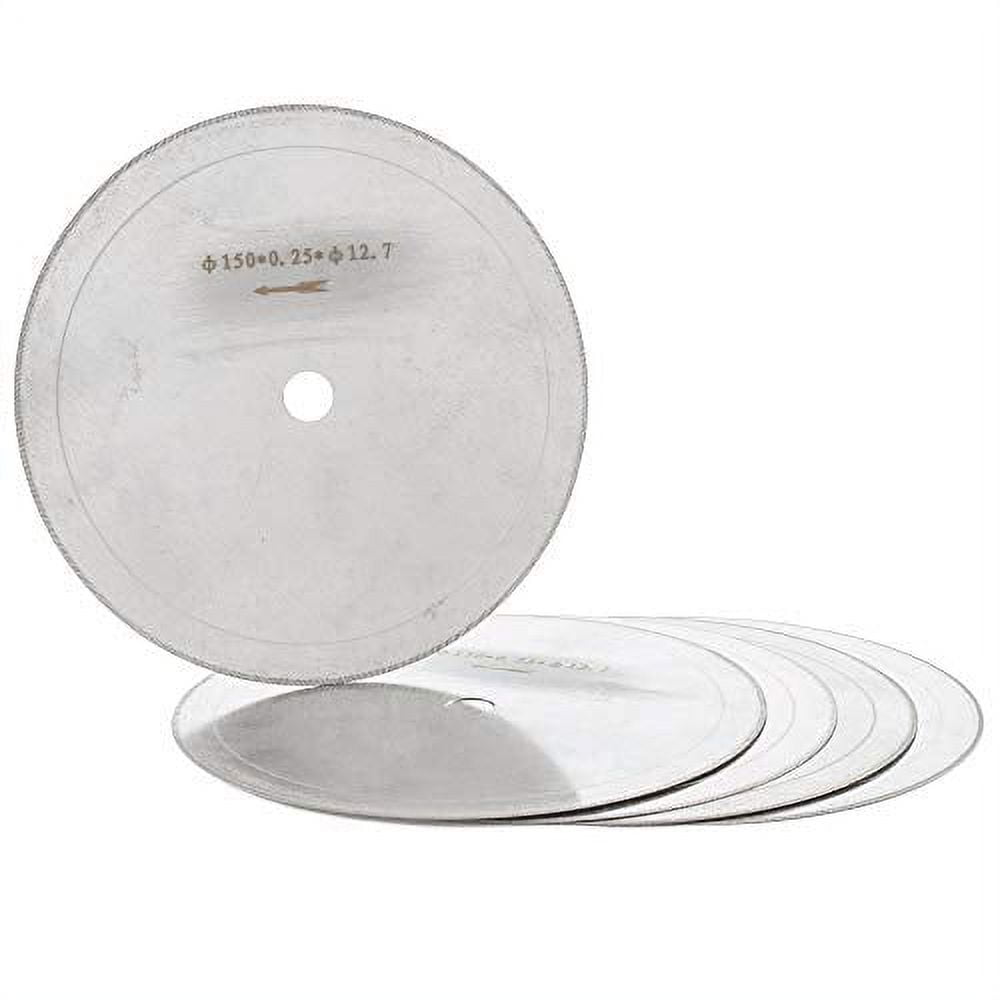 JINGLING 6" inch Diamond Lapidary Saws Blade Super-Thin Rim 0.33mm Pack ...