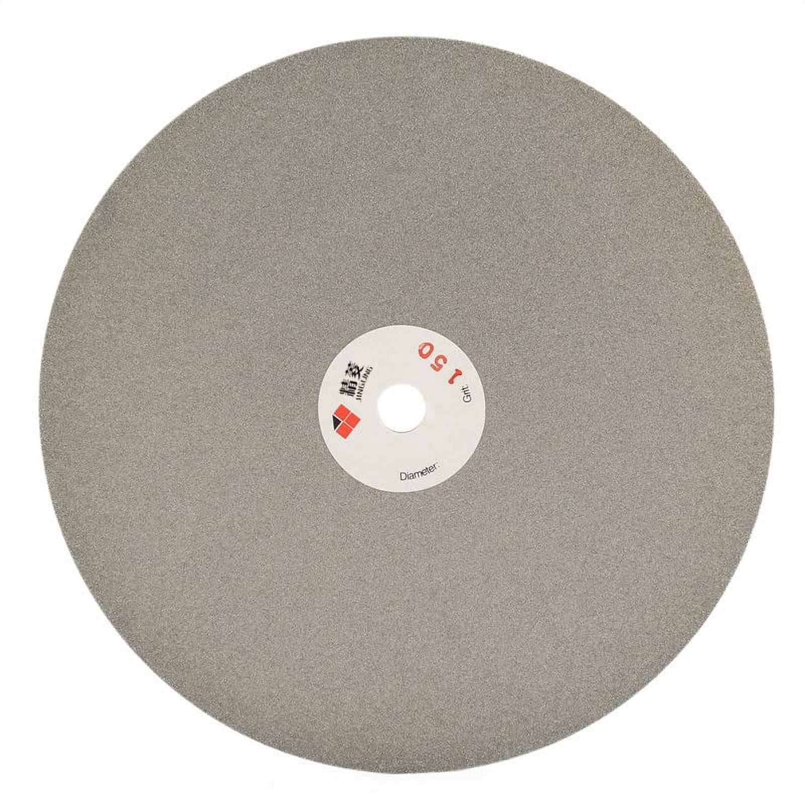 JINGLING 8" inch Diamond Grinding Disc 150 Grit Flat Lap Disk Lapidary ...