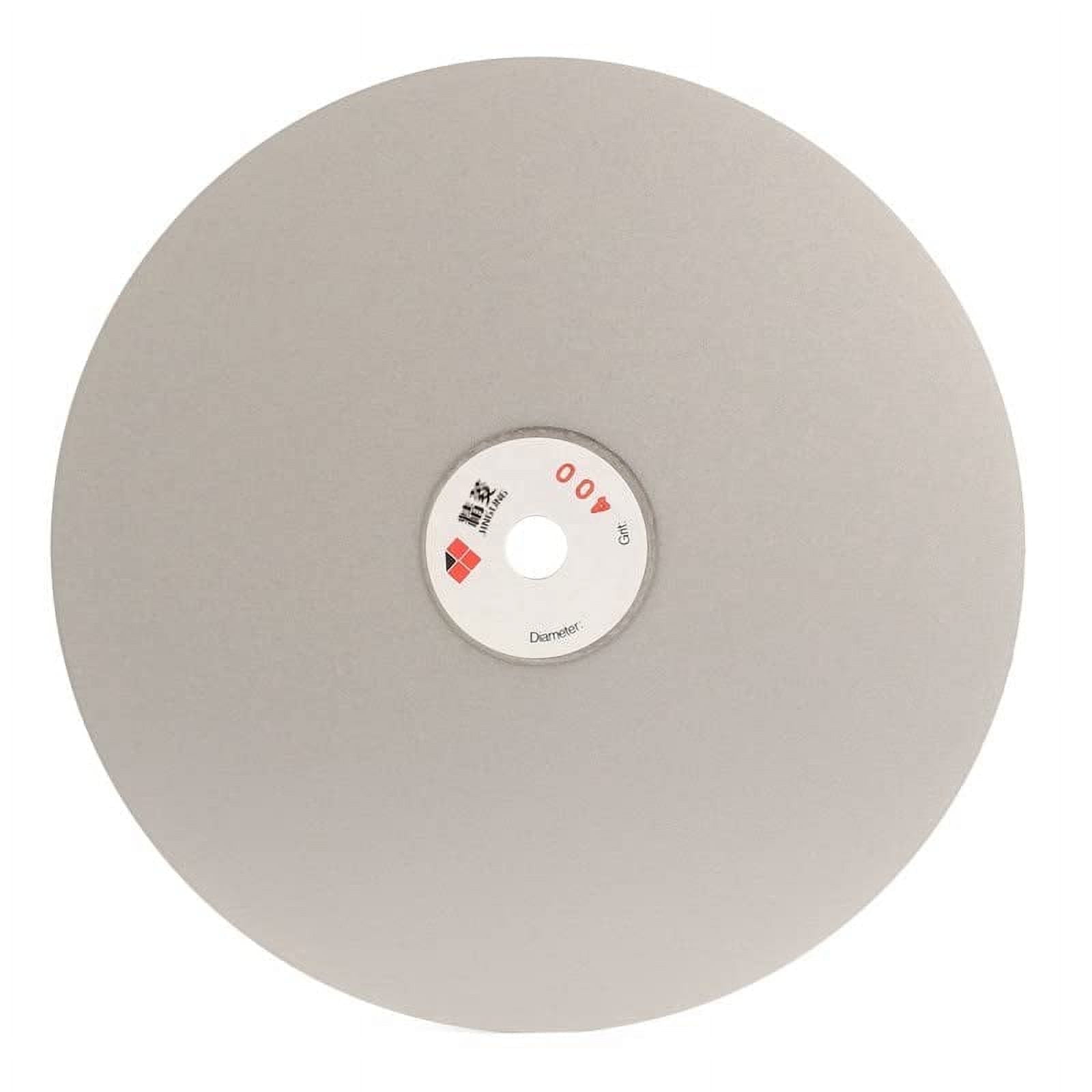 JINGLING 8" inch Diamond Grinding Disc 400 Grit Flat Lap Disk Lapidary ...