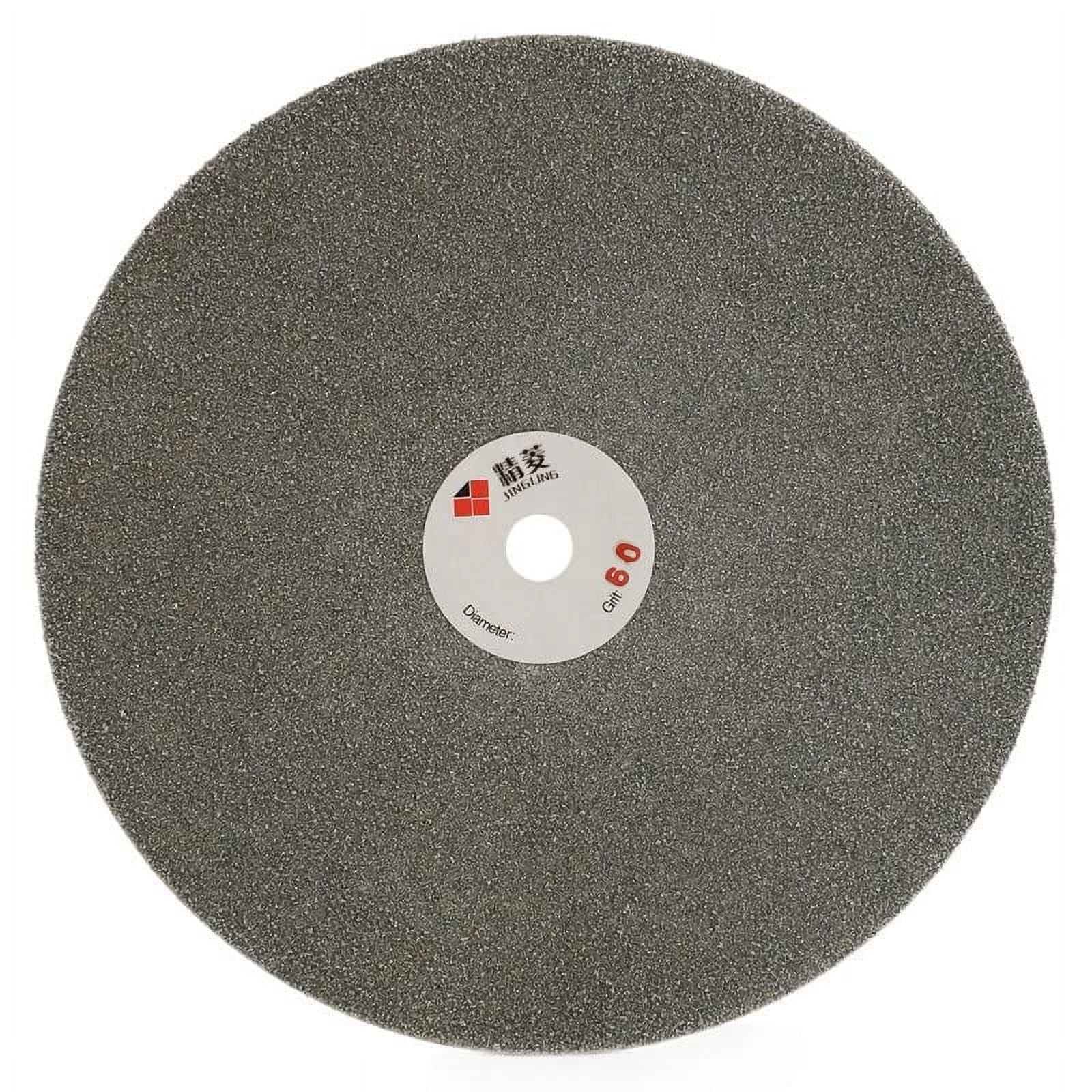 JINGLING 8" inch Diamond Grinding Disc 60 Grit Flat Lap Disk Lapidary ...
