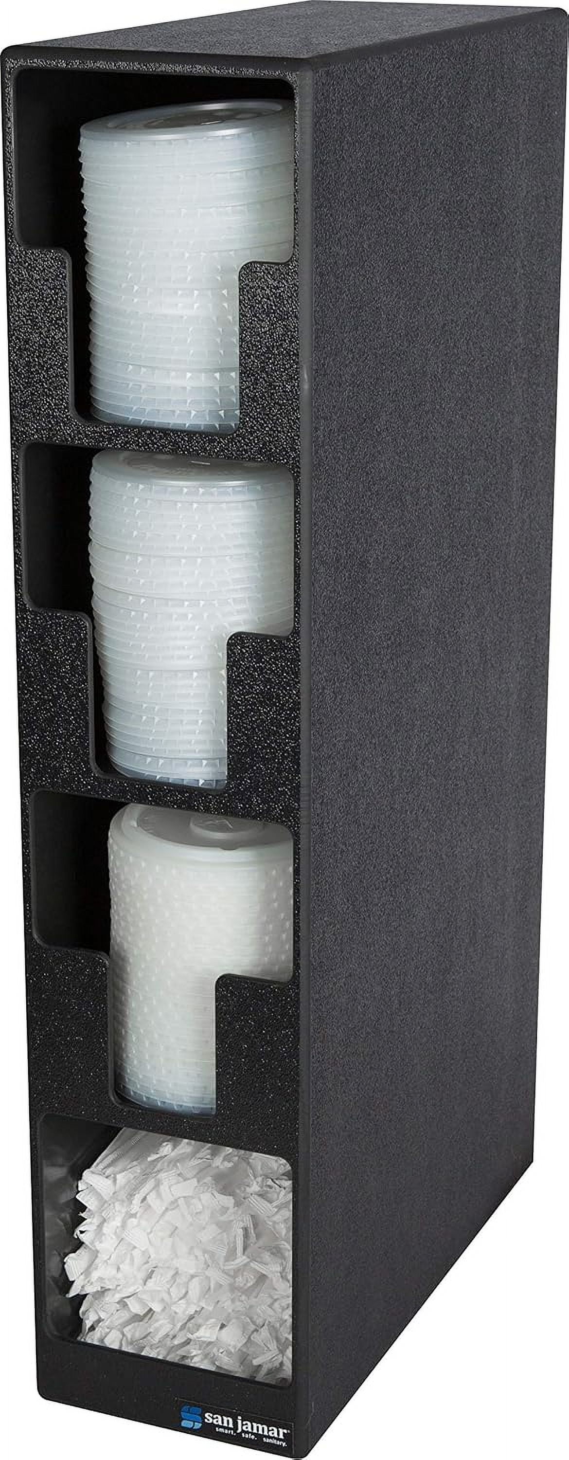 JINGRONG Lid and Straw Tower with 3 Lid Compartments and 1 Straw ...