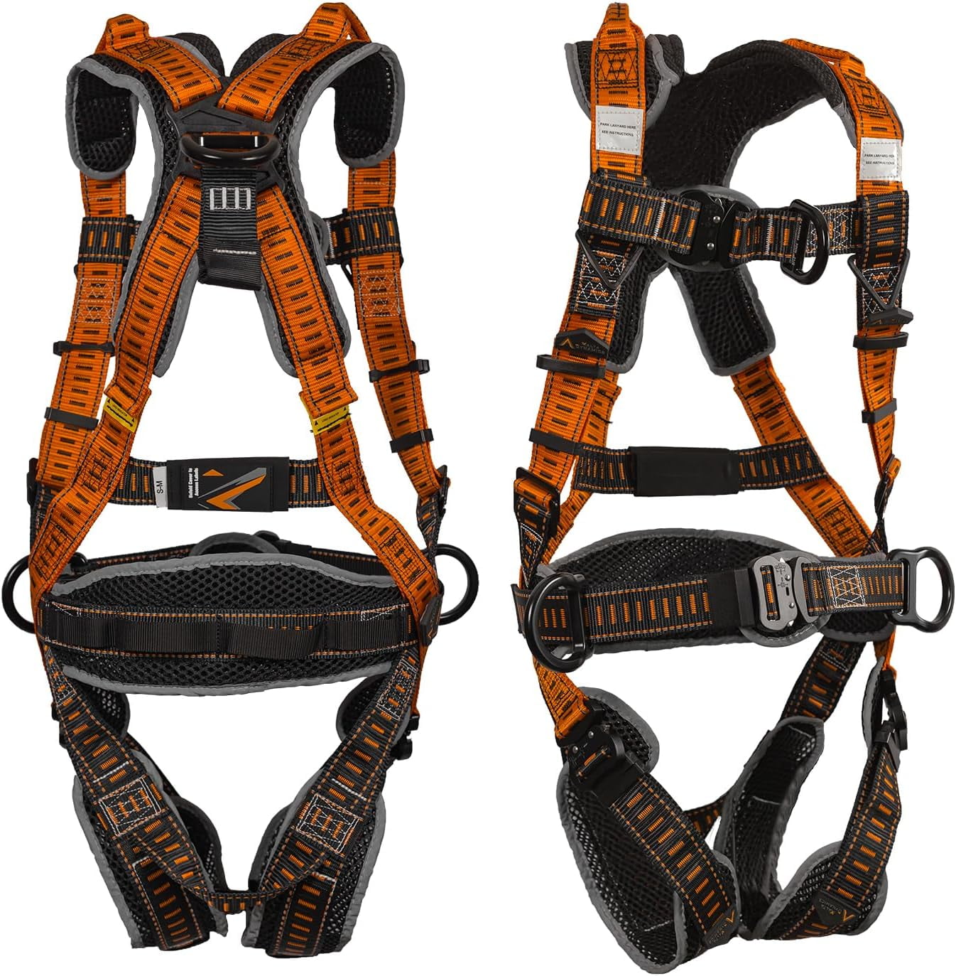 JINGRONG Razorback Elite MAXX Safety Harness Fall Protection ...