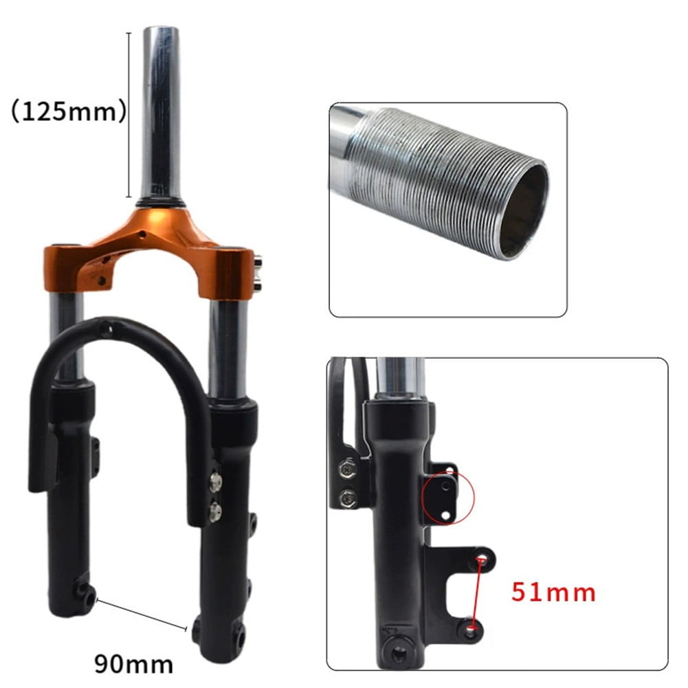 JINGT 14inch Folding electric bike front shock absorbing fork electric ...