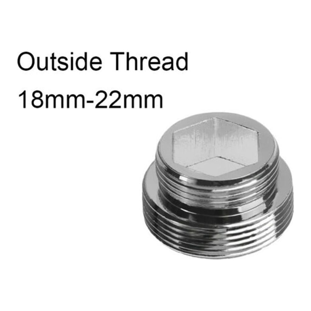 JINGT 18mm-22mm Brass Tap Aerator Connector Outside Thread Kitchen ...