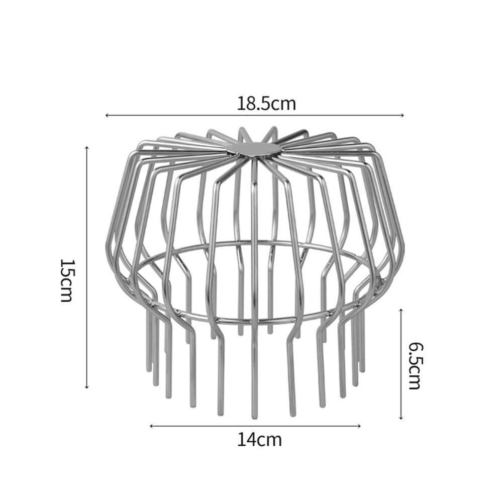 JINGT 1X Gutter Guard Strainer Stainless Steel Balloon Mesh Fittings ...