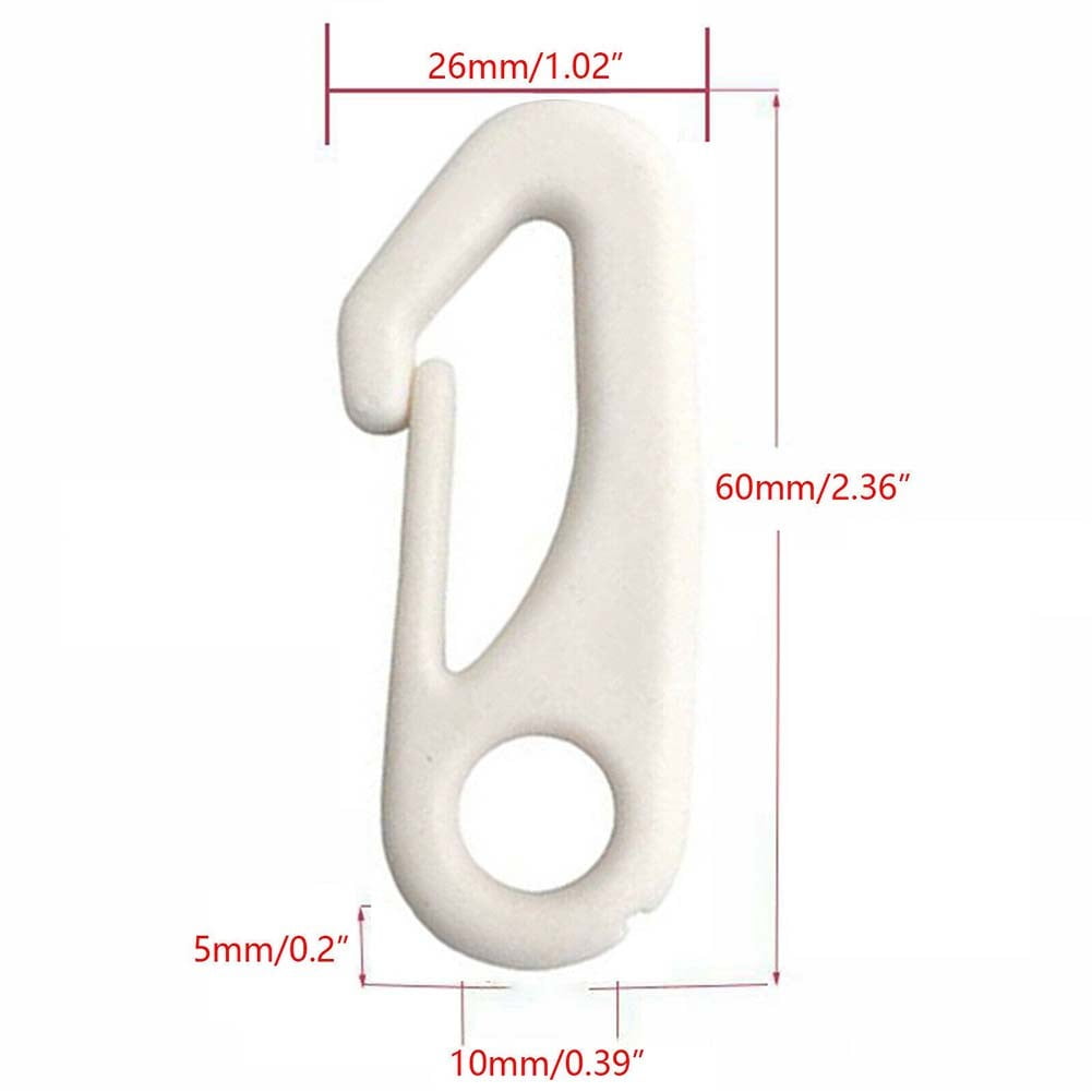 JINGT 24 PCS Heavy Duty Flagpole Snap Hook Clips Flag Pole Tool for ...