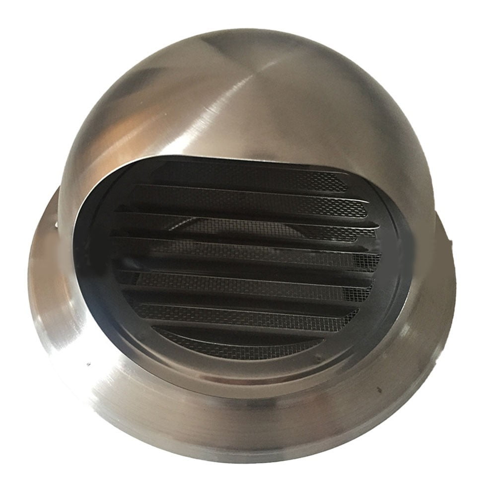 JINGT 304 Stainless Steel Ball Vent Exterior Wall Vent Cap Metal Cover ...