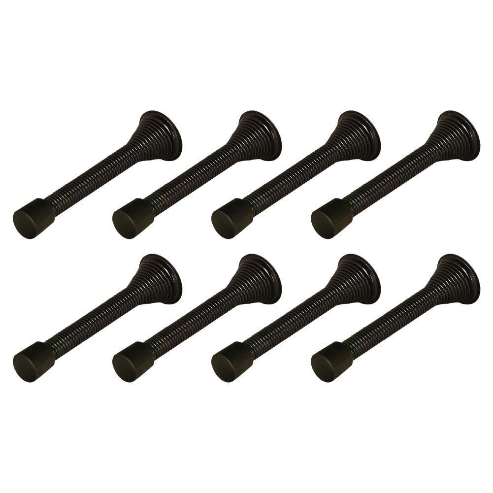JINGT 8Pcs Spring Door Top Spring Door Stopper Spring Steel Rubber Head ...