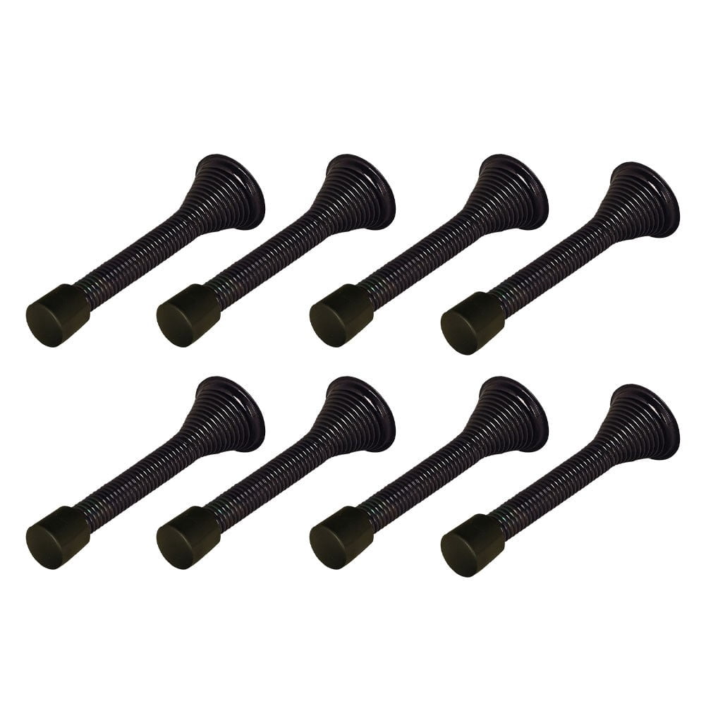 JINGT 8Pcs Spring Door Top Spring Door Stopper Spring Steel Rubber Head ...