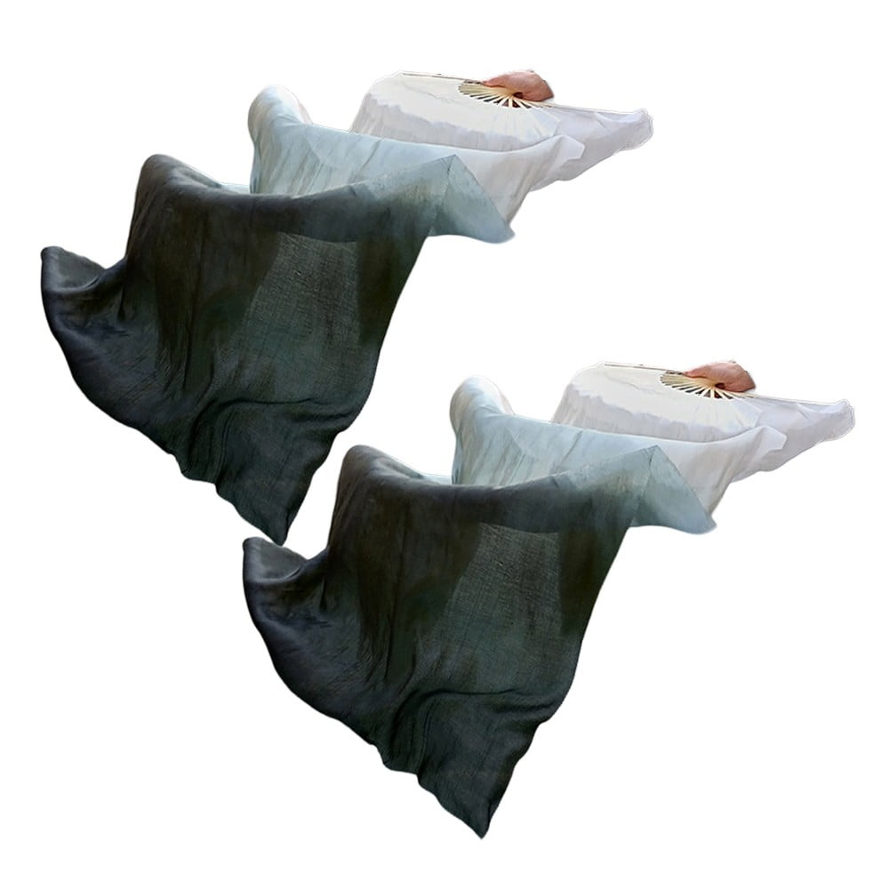 JINGT A Pair 1.5m Dancing Fan Long Fan For Stage Performance 16 Fan ...