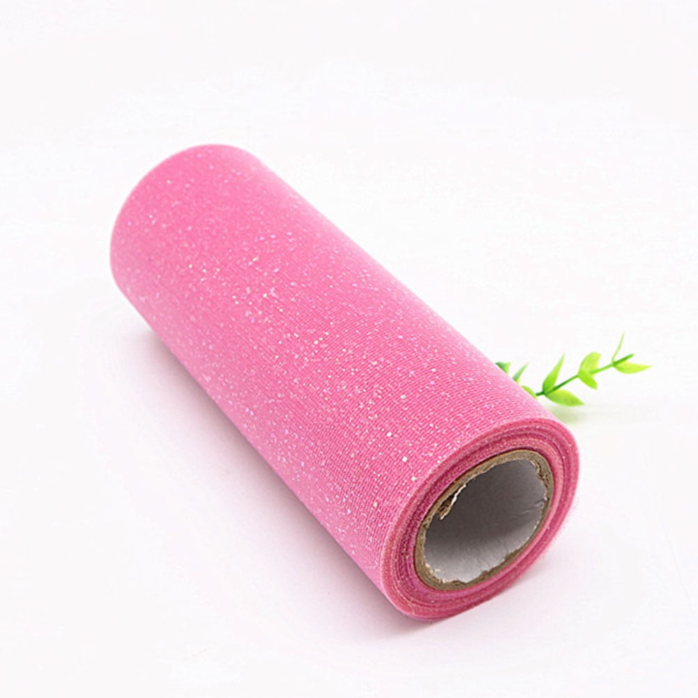 JINGT DIY Tulle Ribbon Roll Craft Ribbons for Gift Packaging Mesh ...