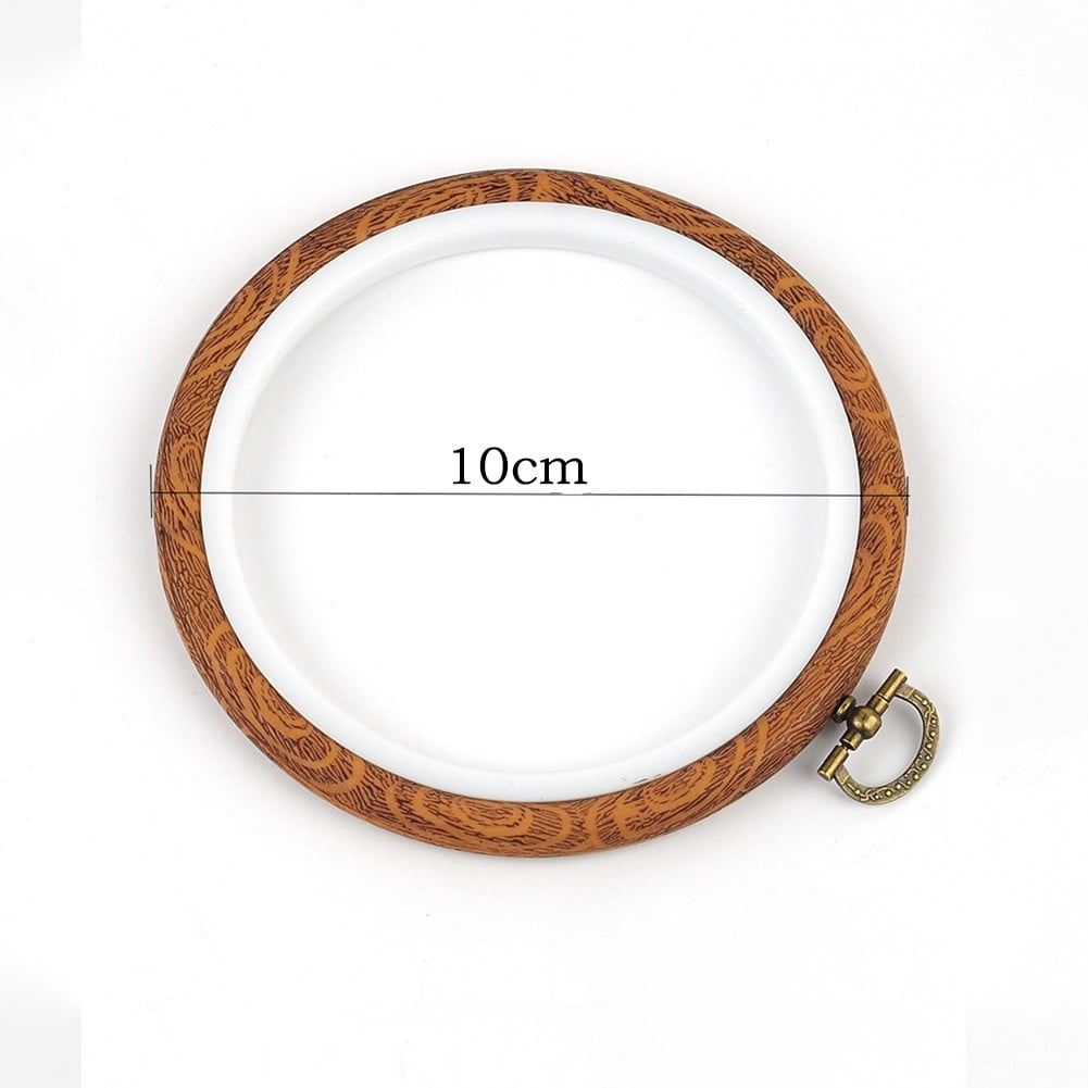 JINGT Embroidery Hoops Frame Bamboo Wooden Hoop Rings Home Diy Cross ...