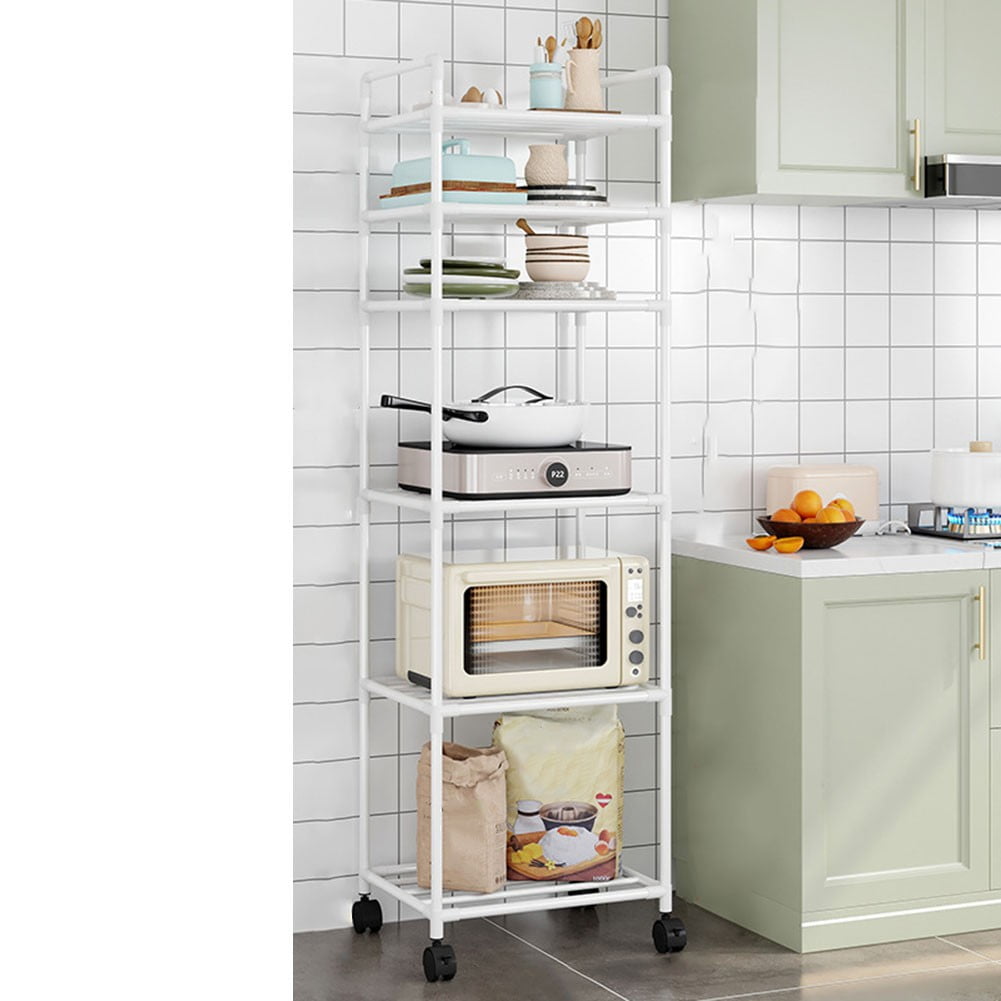 JINGT Floor-Standing Bathroom Storage Rack Room Punch-Free Storage Rack ...