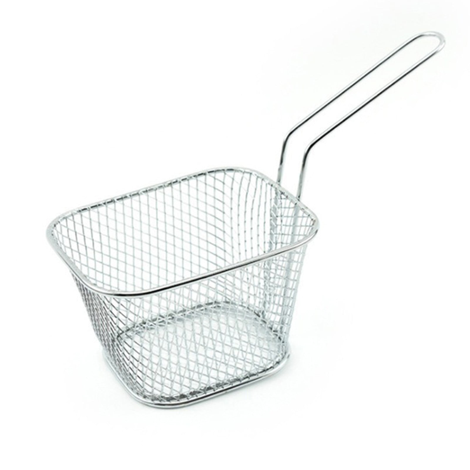 JINGT Fry Baskets Stainless Steel Chips Presentation Basket Strainer ...