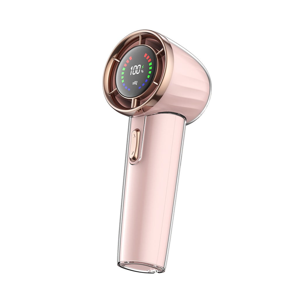 JINGT Handheld Fan Stay Cool 10 Gear Portable Handheld Fan LED Digital ...