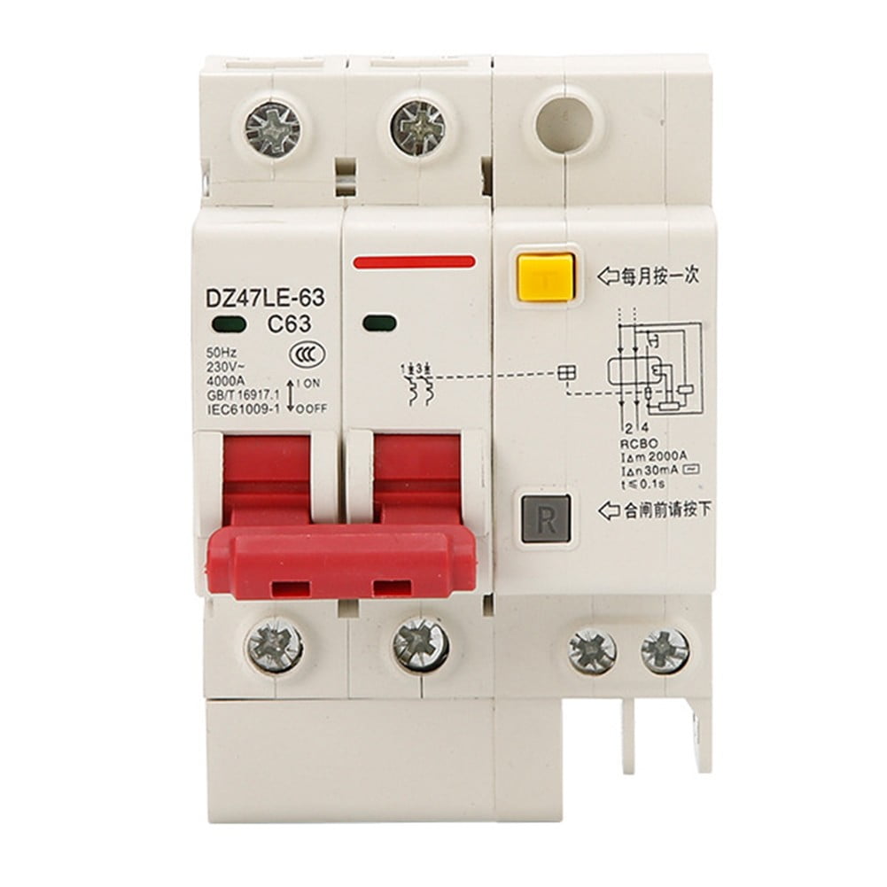 JINGT Leakage protection circuit breaker 2P household air switch ...
