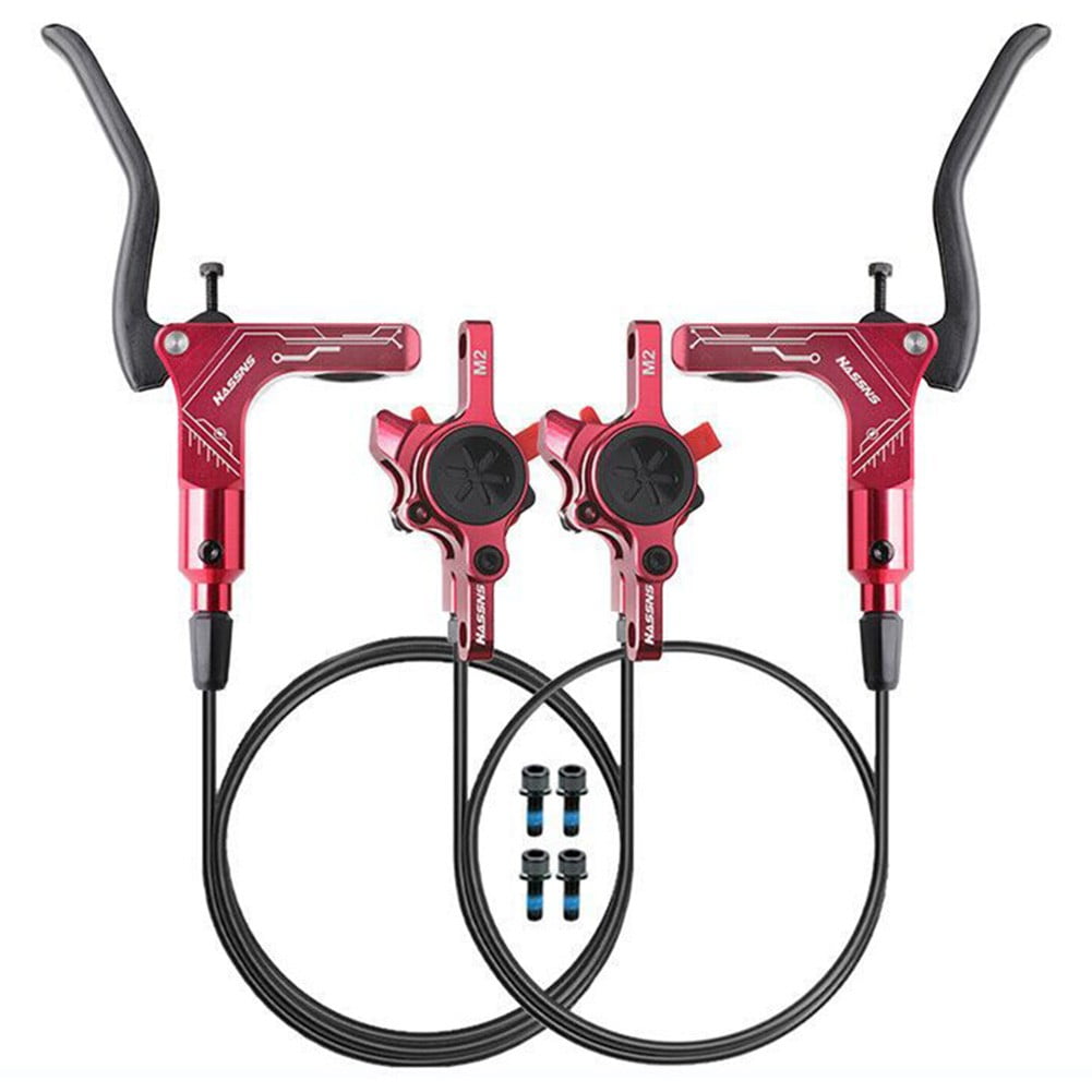 JINGT Mountain Bike Hydraulic Disc Brake Dual Piston Bi-Directional ...