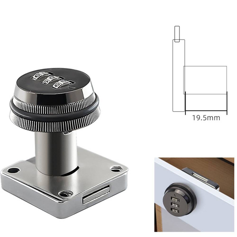 JINGT Password Locking Hasp and Staple with Padlock Garage Lock ...