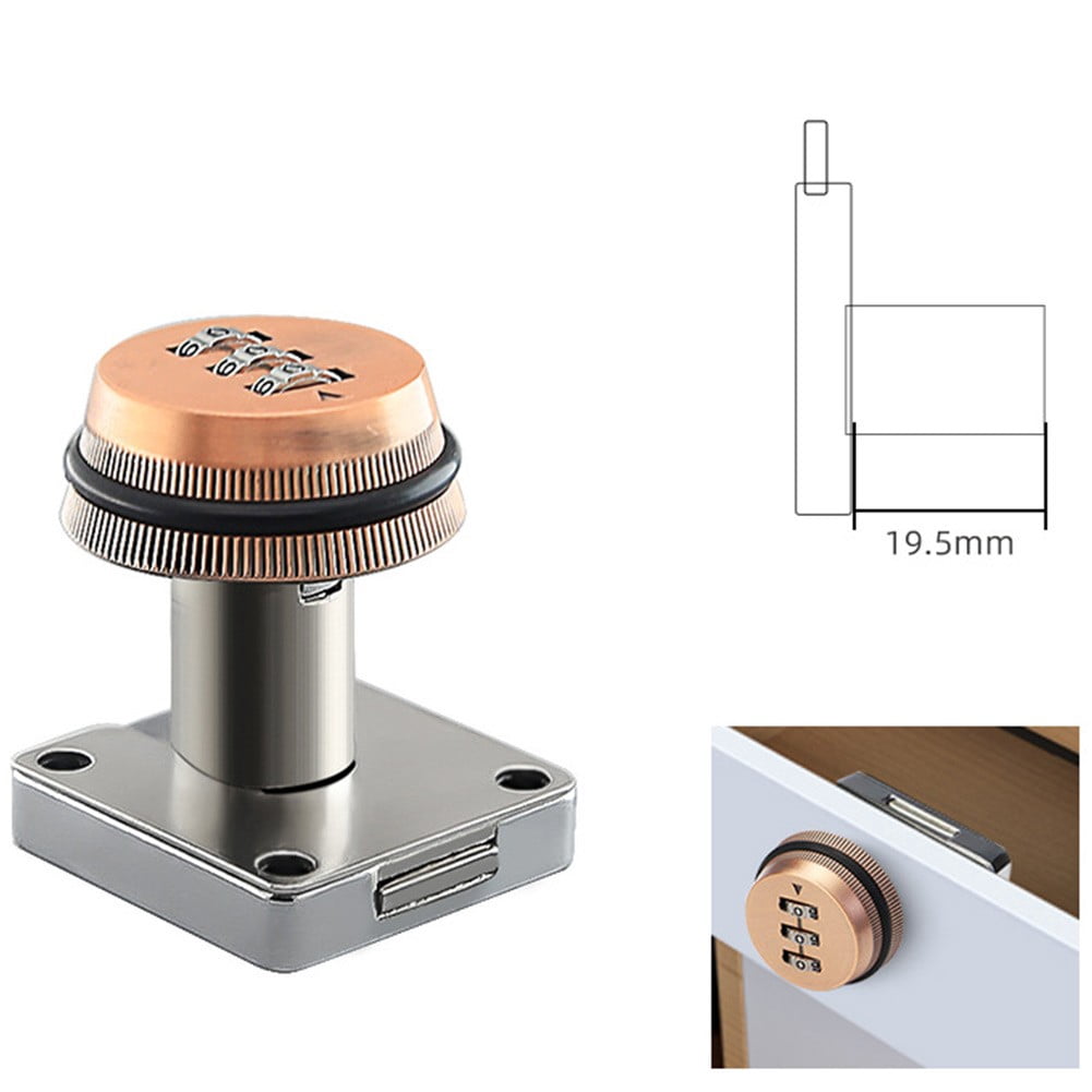 JINGT Password Locking Hasp and Staple with Padlock Garage Lock ...