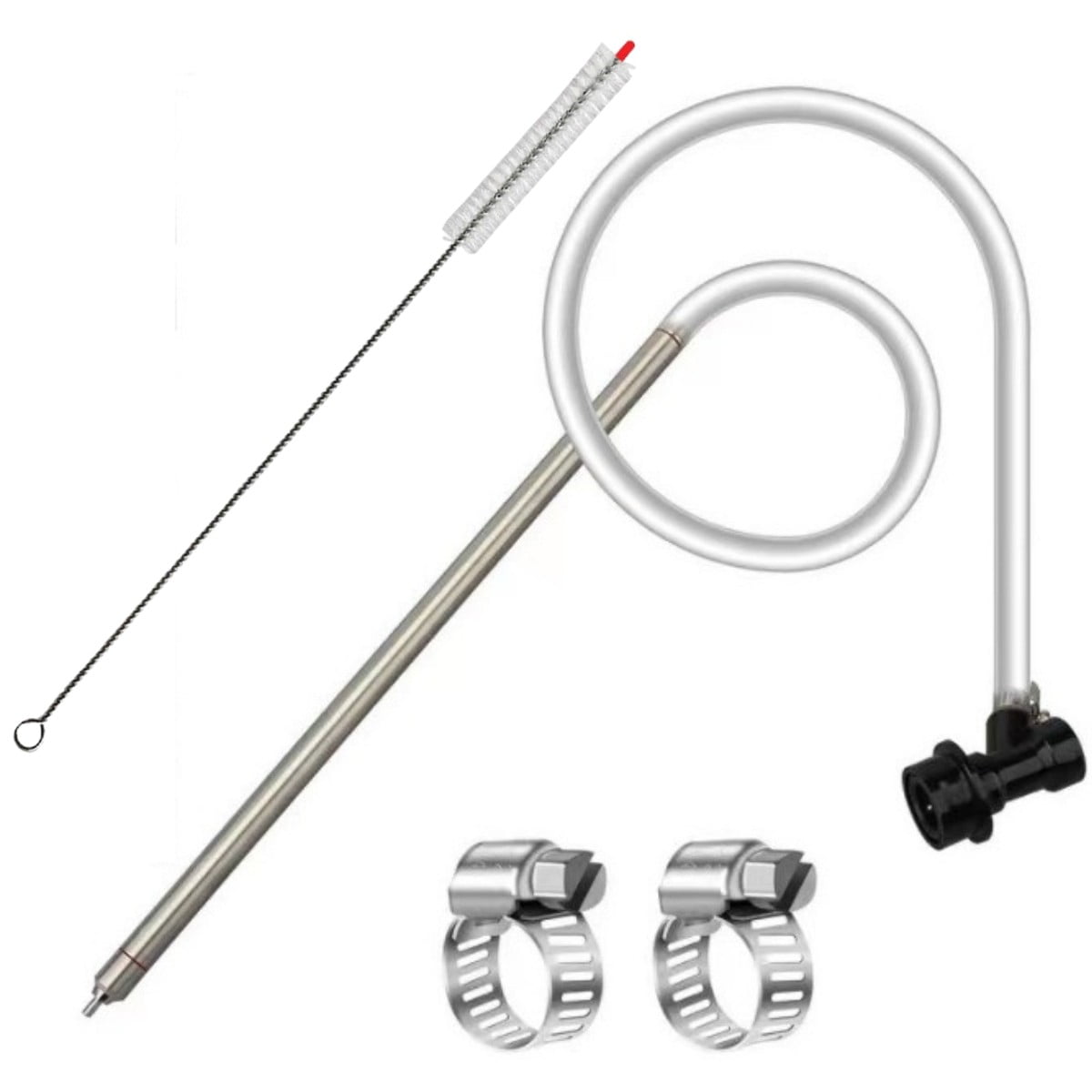 JINGT Professional Spring Loaded Bottle Filler Set Beer Transfer with ...