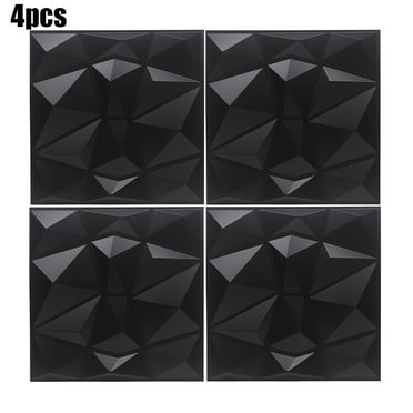 Art3d Triangle diamond in White 19.7 in. x 19.7 in. PVC 3D Wall Panel ...