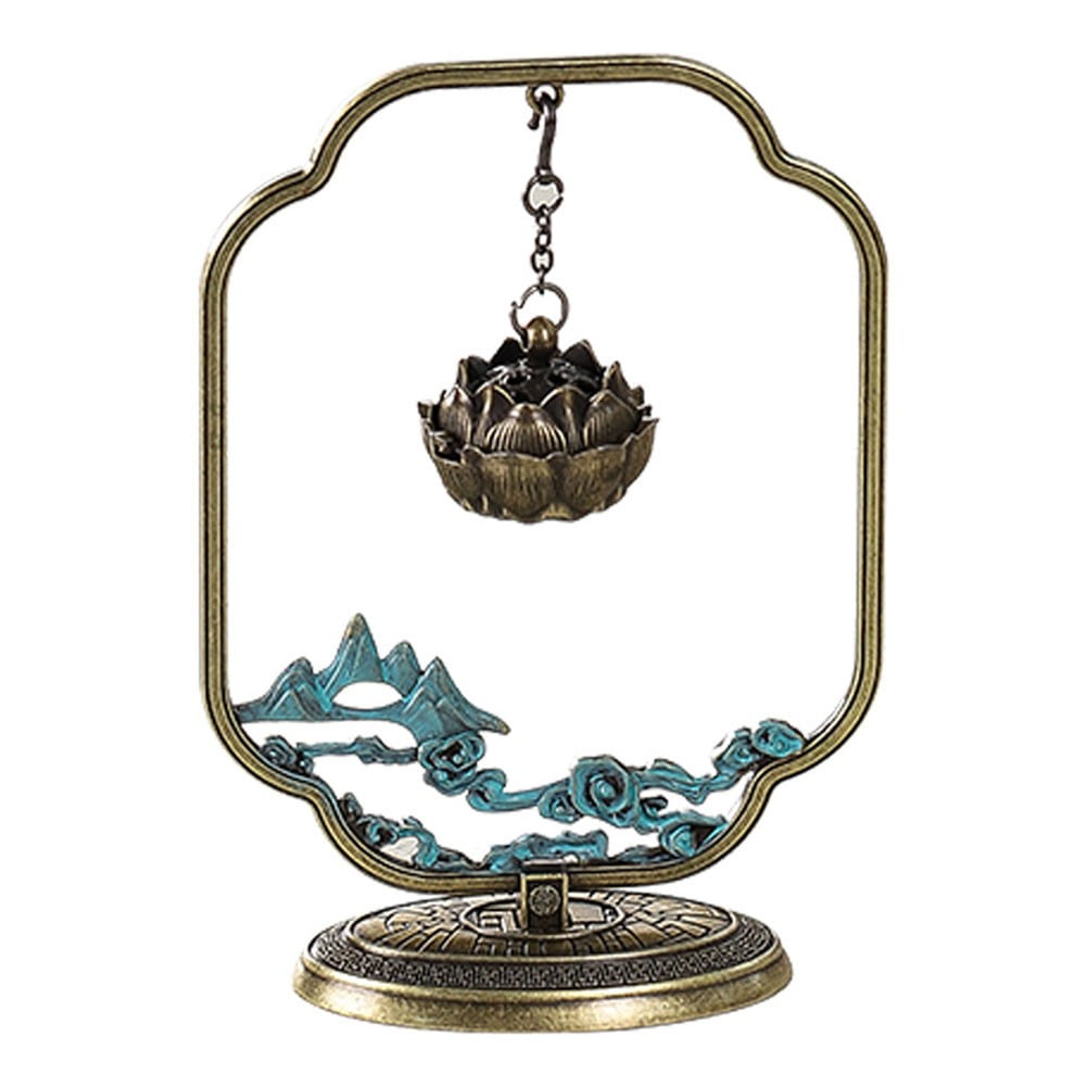 JINGT Retro Incense Burners Aroma Holder auspicious clouds Incense Base ...