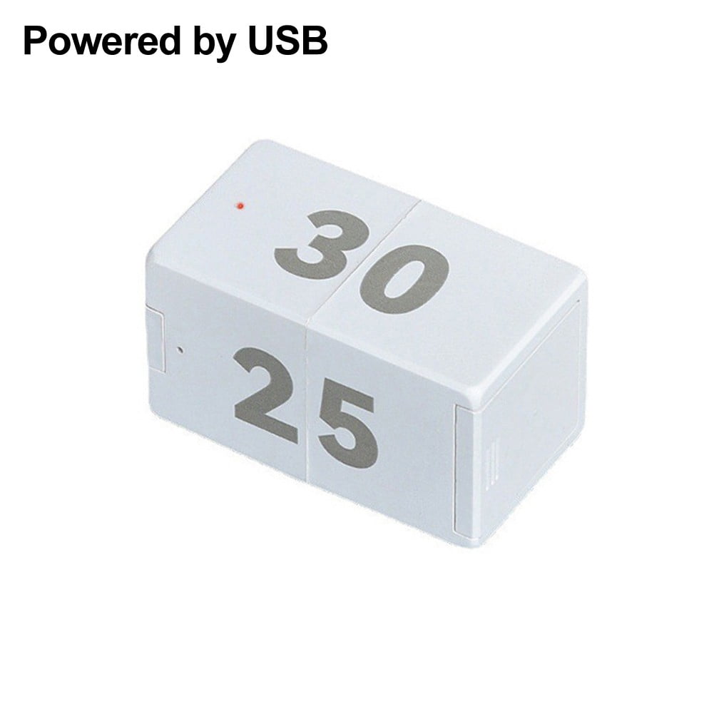 JINGT Silent Cube Timer: Fun, Flip-sensing, Perfect for Home and ...