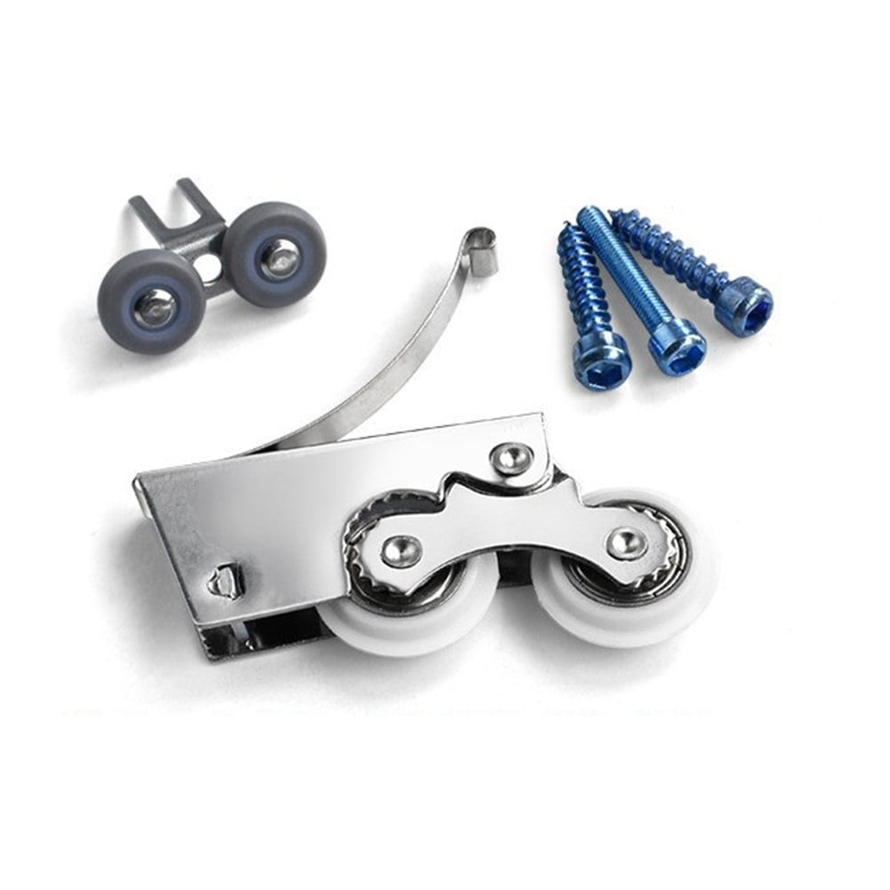 JINGT Sliding Door Roller Double Wheel Door Pulley Roller Sliding Wheel ...