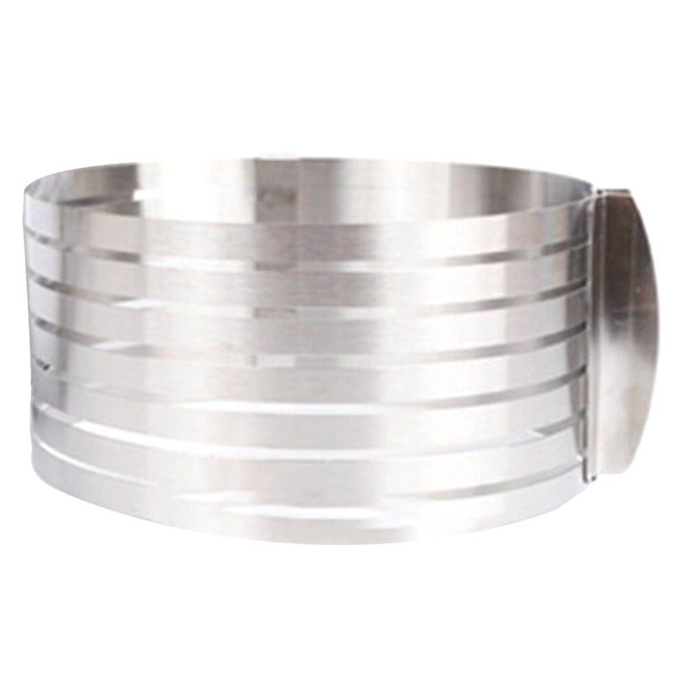 JINGT Stainless Steel Round Cake Cutter Slicer Cake Baking Mould ...